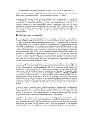 EXPERIMENTAL RESEARCH DATA QUALITY IN MATERIALS SCIENCE | PDF