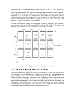 ROBUST ADAPTIVE INTRA REFRESH FOR MULTIVIEW VIDEO | PDF