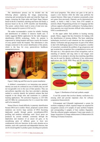 A New Born Child Authentication System using Image Processing | PDF