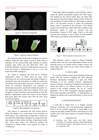A New Born Child Authentication System using Image Processing | PDF