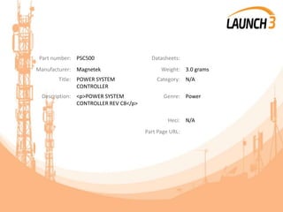 Magnetek PSC500 | PPT