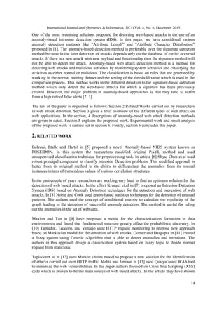 COMPARATIVE ANALYSIS OF ANOMALY BASED WEB ATTACK DETECTION METHODS | PDF | Web Development ...