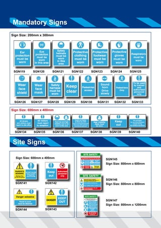 Safety Signs Total Construction | PDF