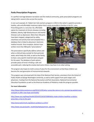 Recreation Plan Case Studies and Best Practices | PDF | Cycling | Sports