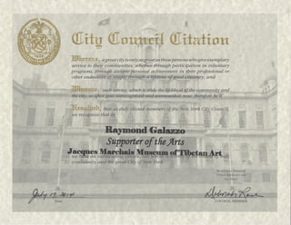 City Council Citation | PDF