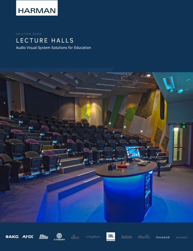 HARMAN-LectureHalls-SolutionGuide-Education-FINAL 6915 | PDF | Digital ...