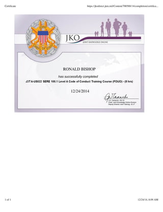 Bishop Sere 100 | PDF