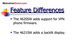 Avaya 4620/4620SW/4621SW IP Telephones | PPT