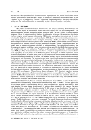 Modeling of an artificial intelligence based enterprise callbot with ...