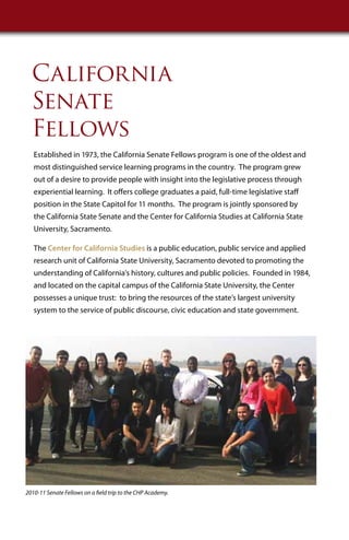 2012 senate fellows brochure | PDF
