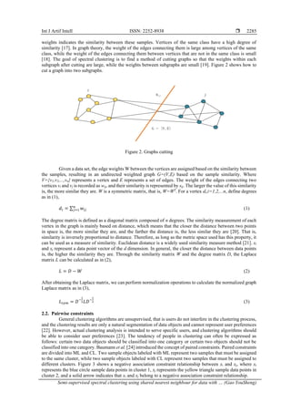 Semi-supervised spectral clustering using shared nearest neighbor for data with different shape ...