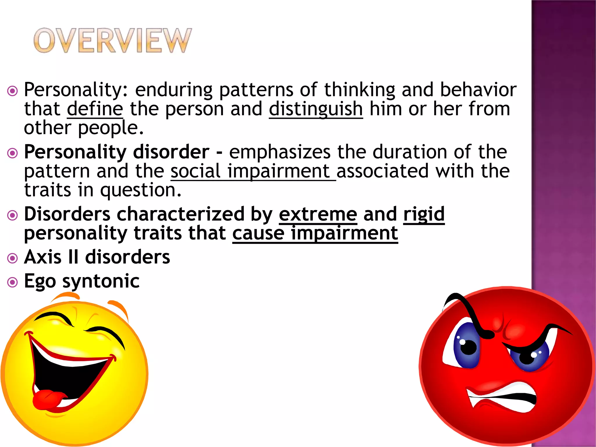 Personality disorders | PPT | Free Download