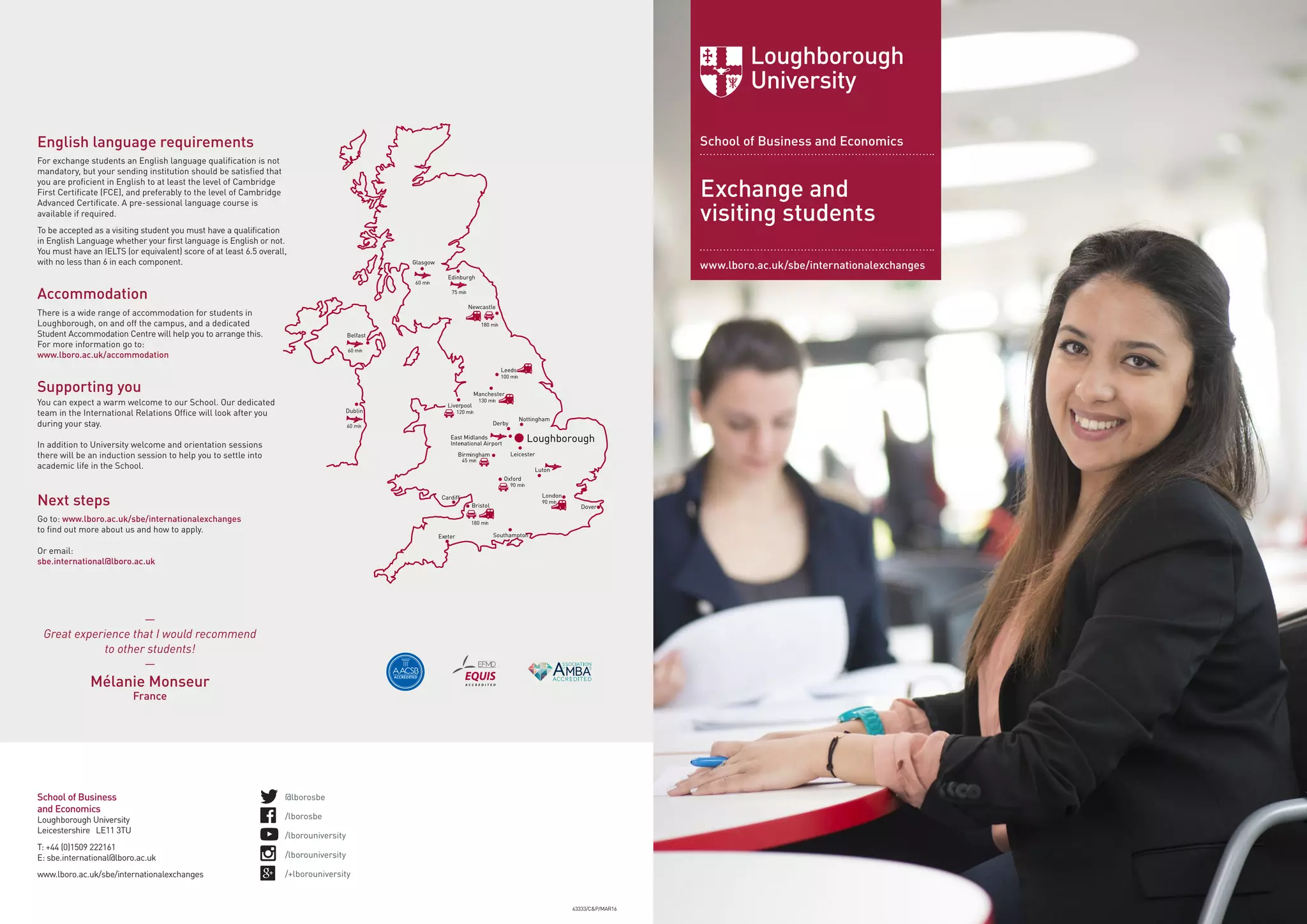 Exchange and Visiting Students Brochure | PDF