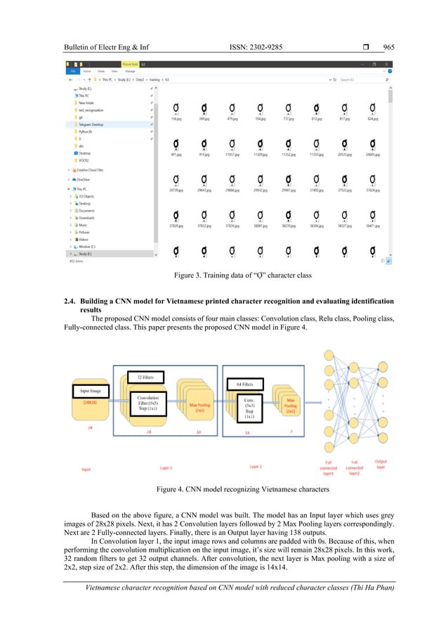 Vietnamese character recognition based on CNN model with reduced character classes | PDF