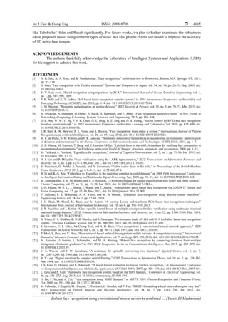 Robust face recognition using convolutional neural networks combined with Krawtchouk moments ...