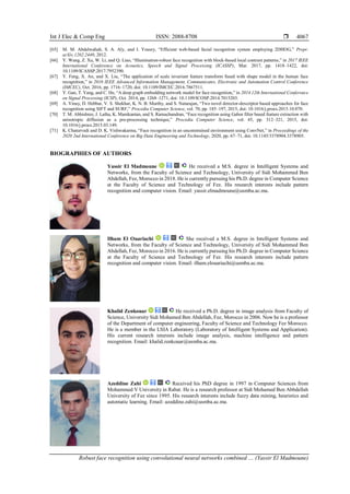 Robust face recognition using convolutional neural networks combined with Krawtchouk moments ...