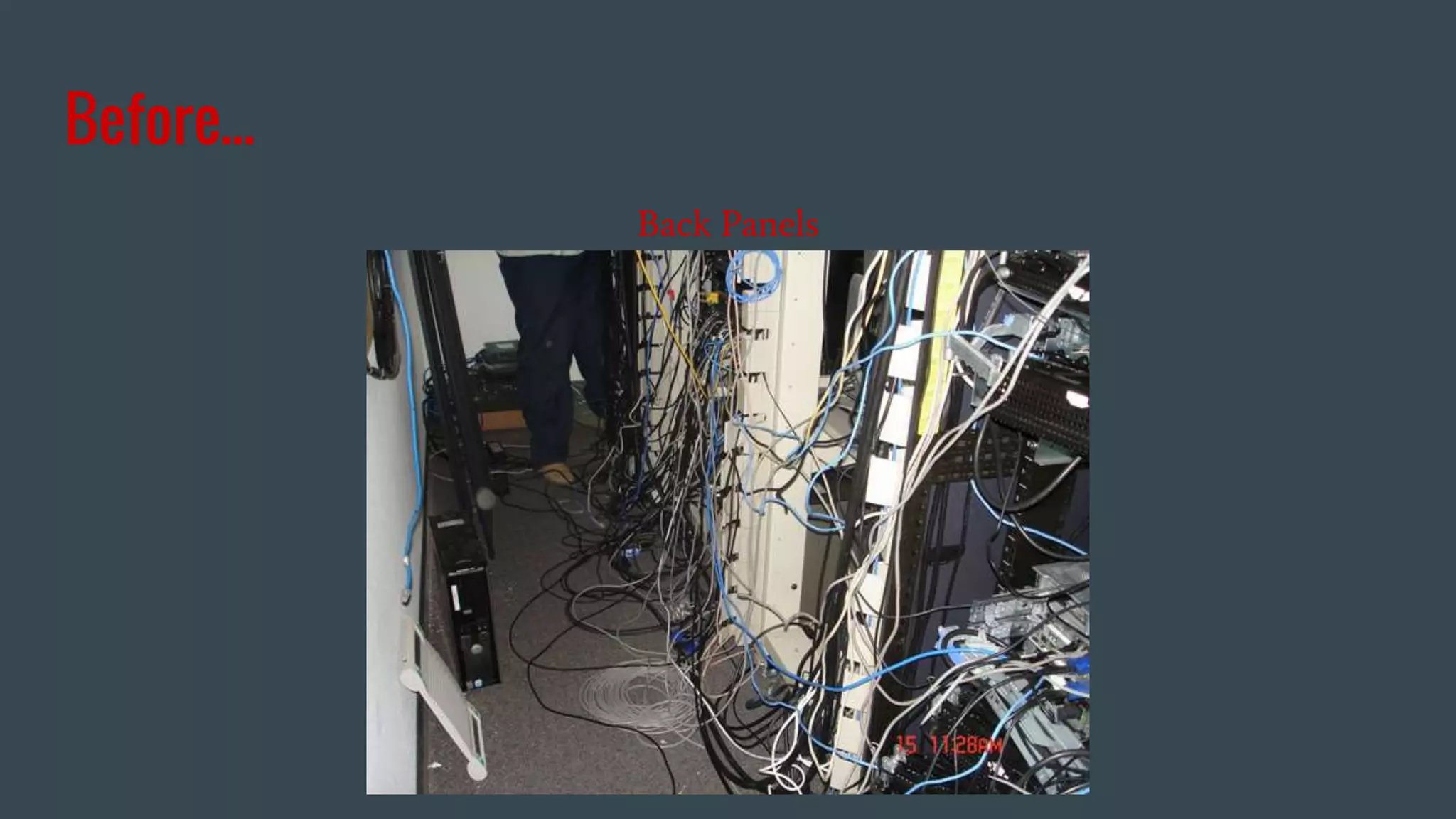 Vista Bank Server Room Cleanup | PPT