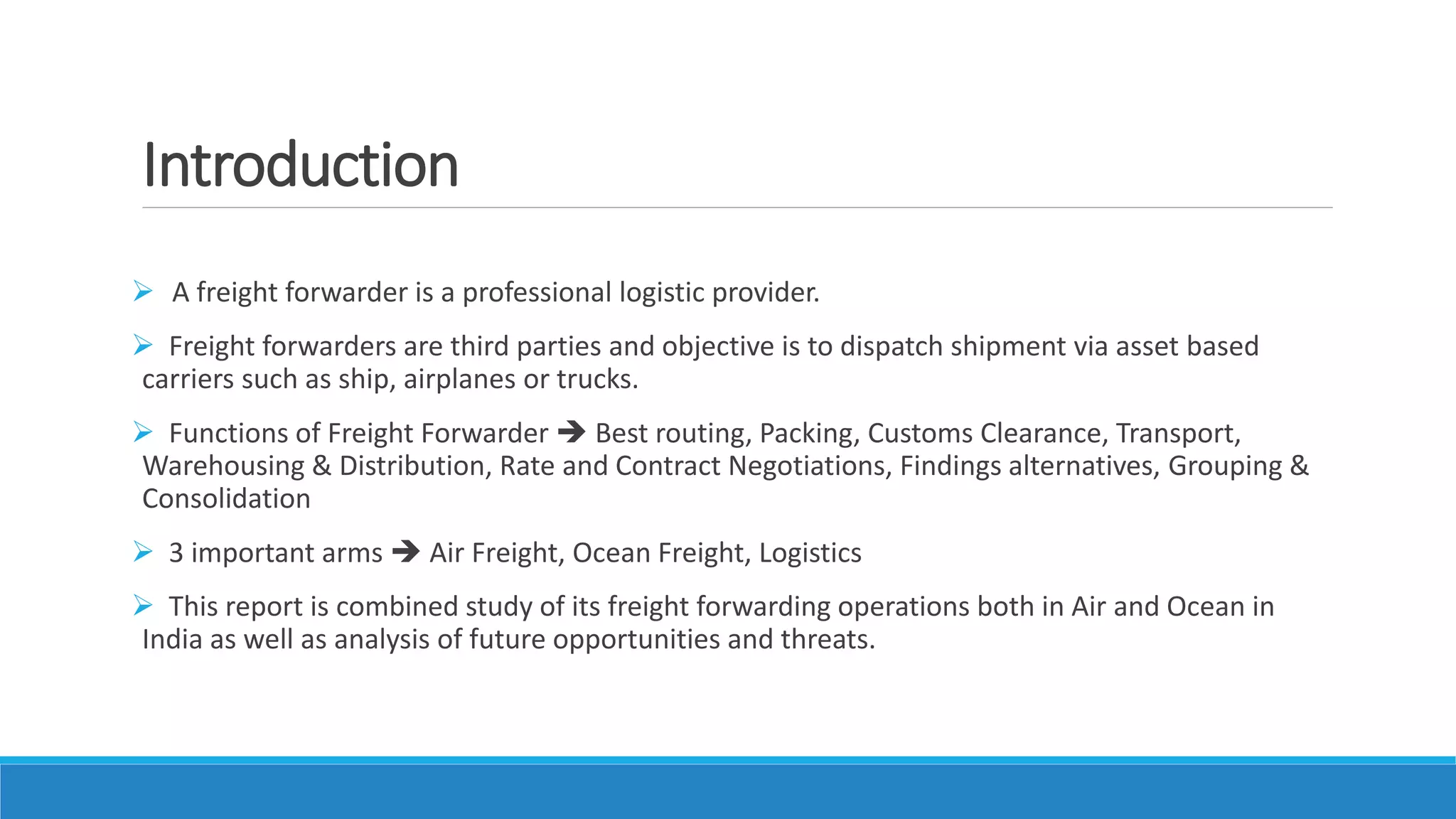 Air & Ocean Freight Operations | PPTX