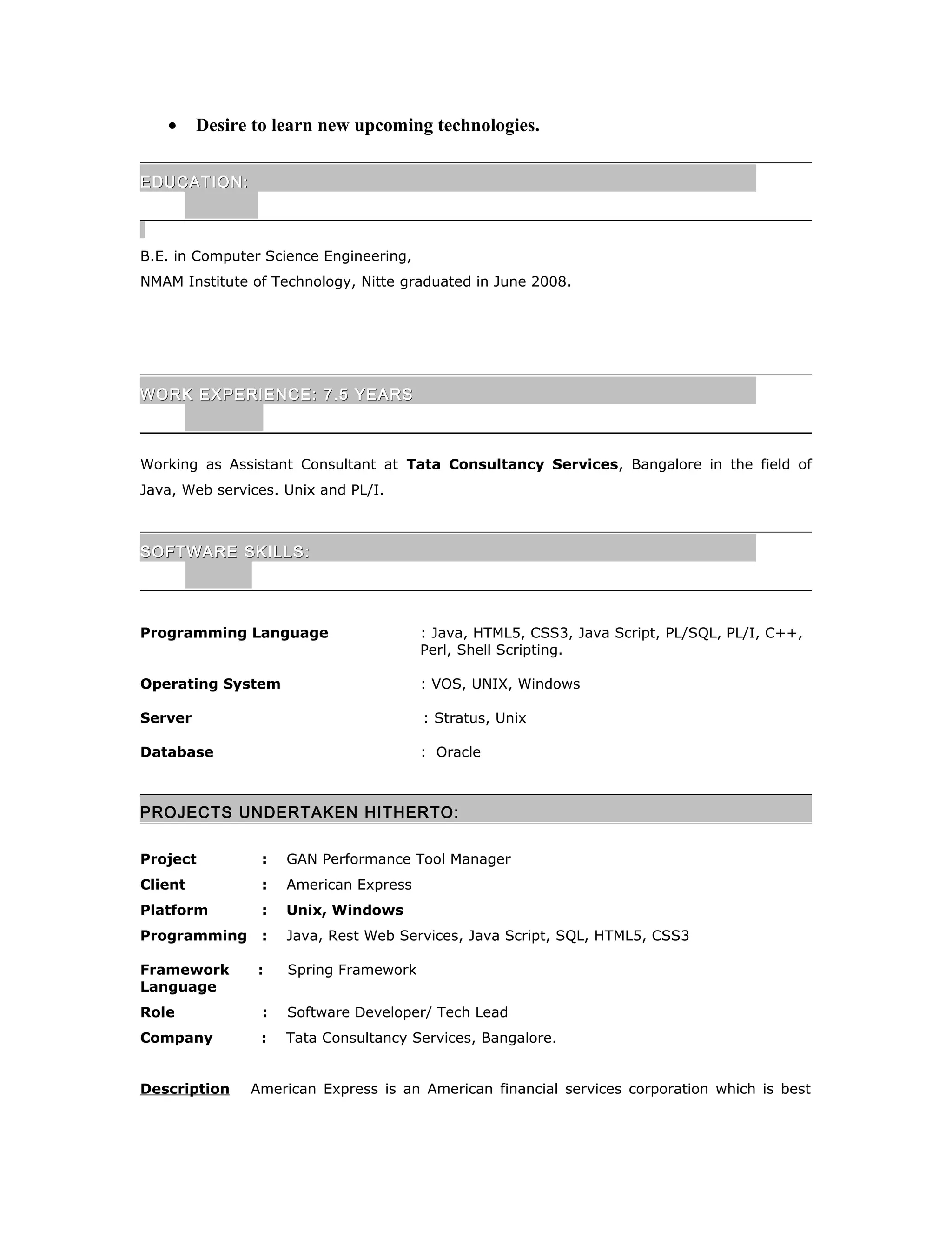 Harish_Resume | DOC
