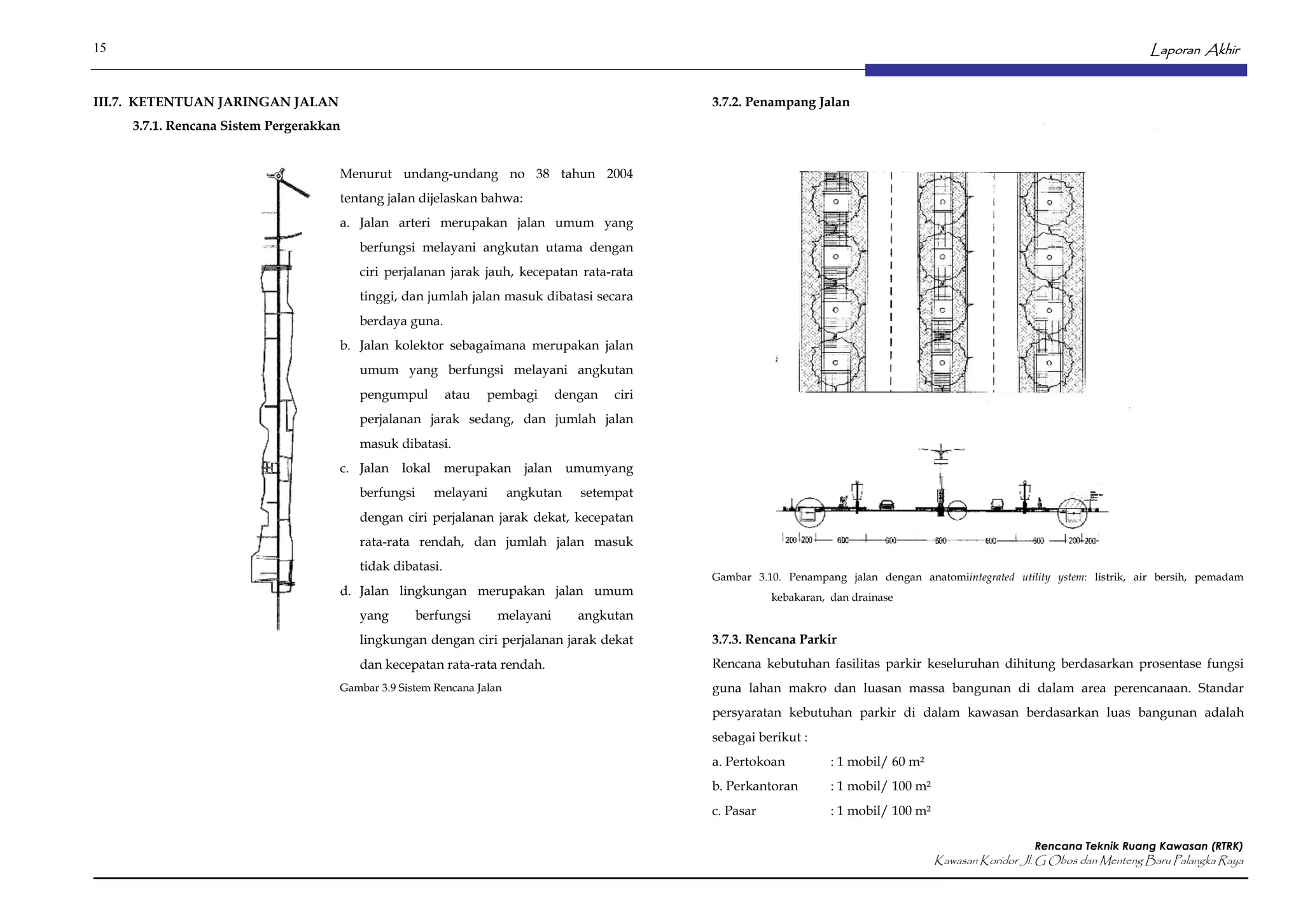 RTRK Kawasan Koridor Jl. G.Obos dan Menteng Baru | PDF