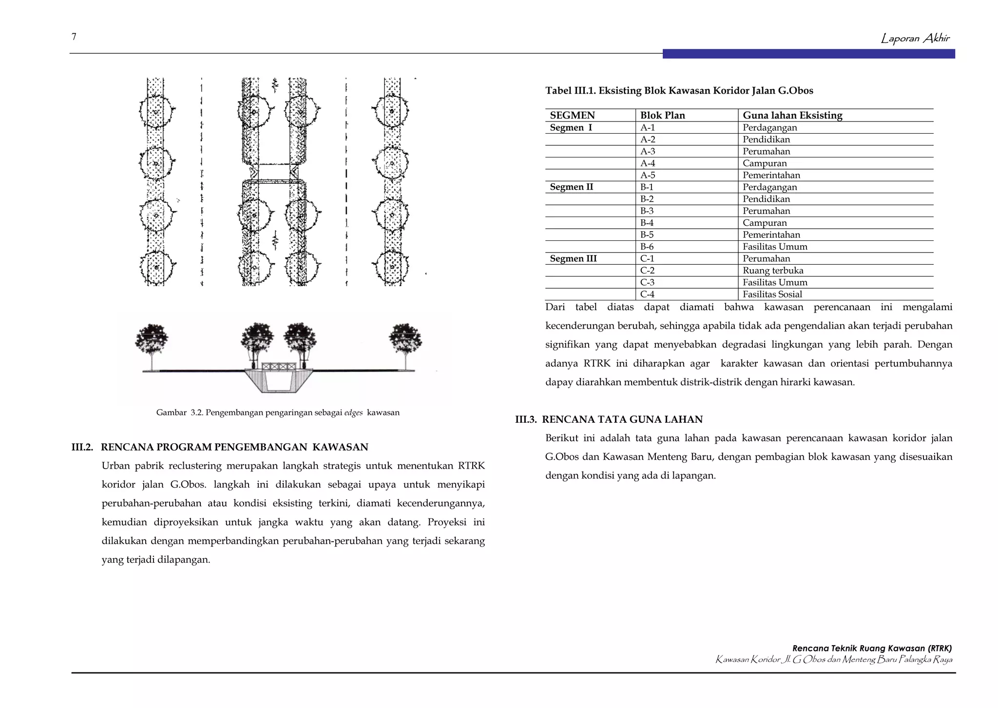RTRK Kawasan Koridor Jl. G.Obos dan Menteng Baru | PDF