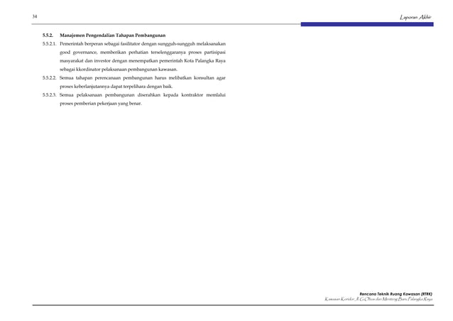 RTRK Kawasan Koridor Jl. G.Obos dan Menteng Baru | PPT