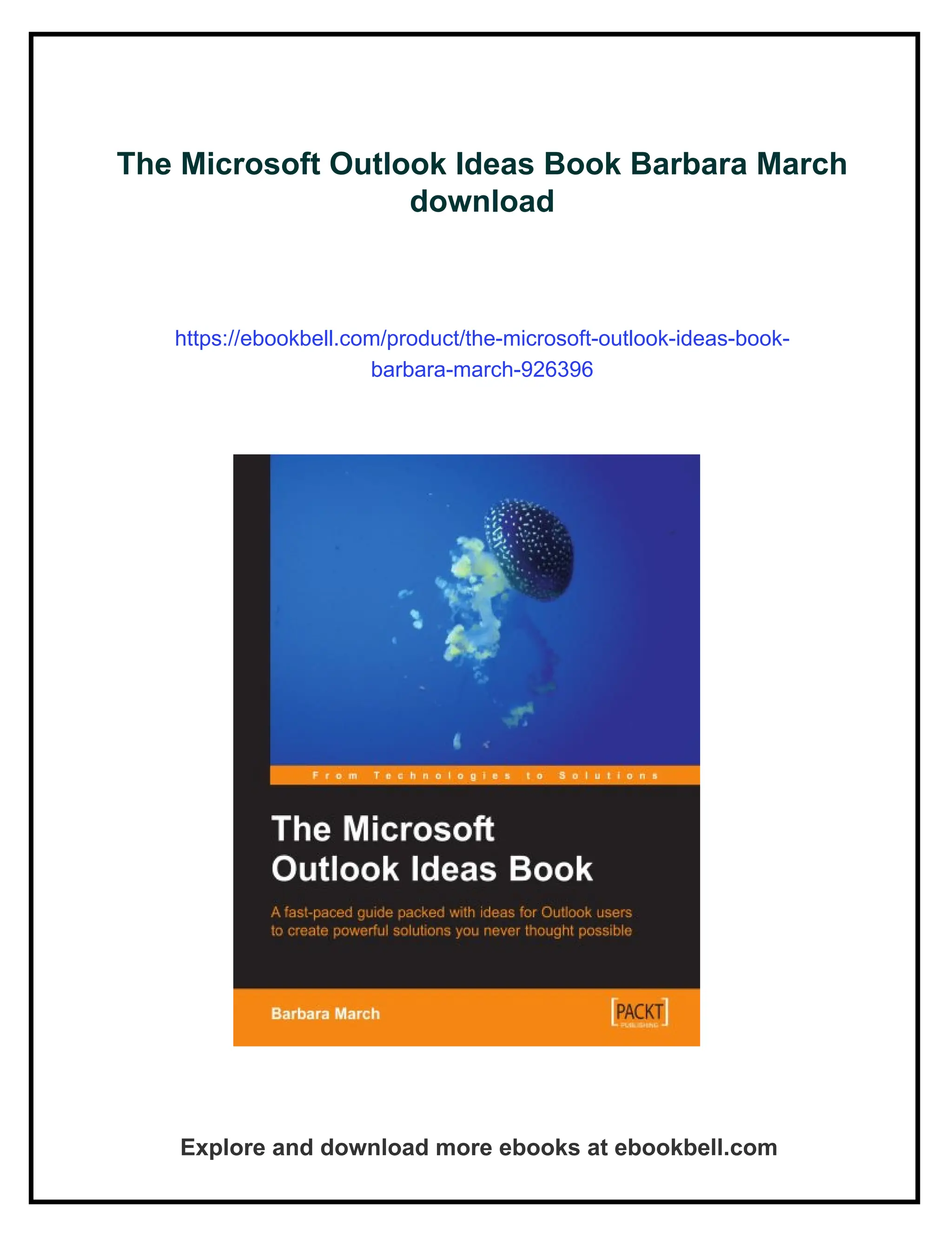 The Microsoft Outlook Ideas Book Barbara March | PDF