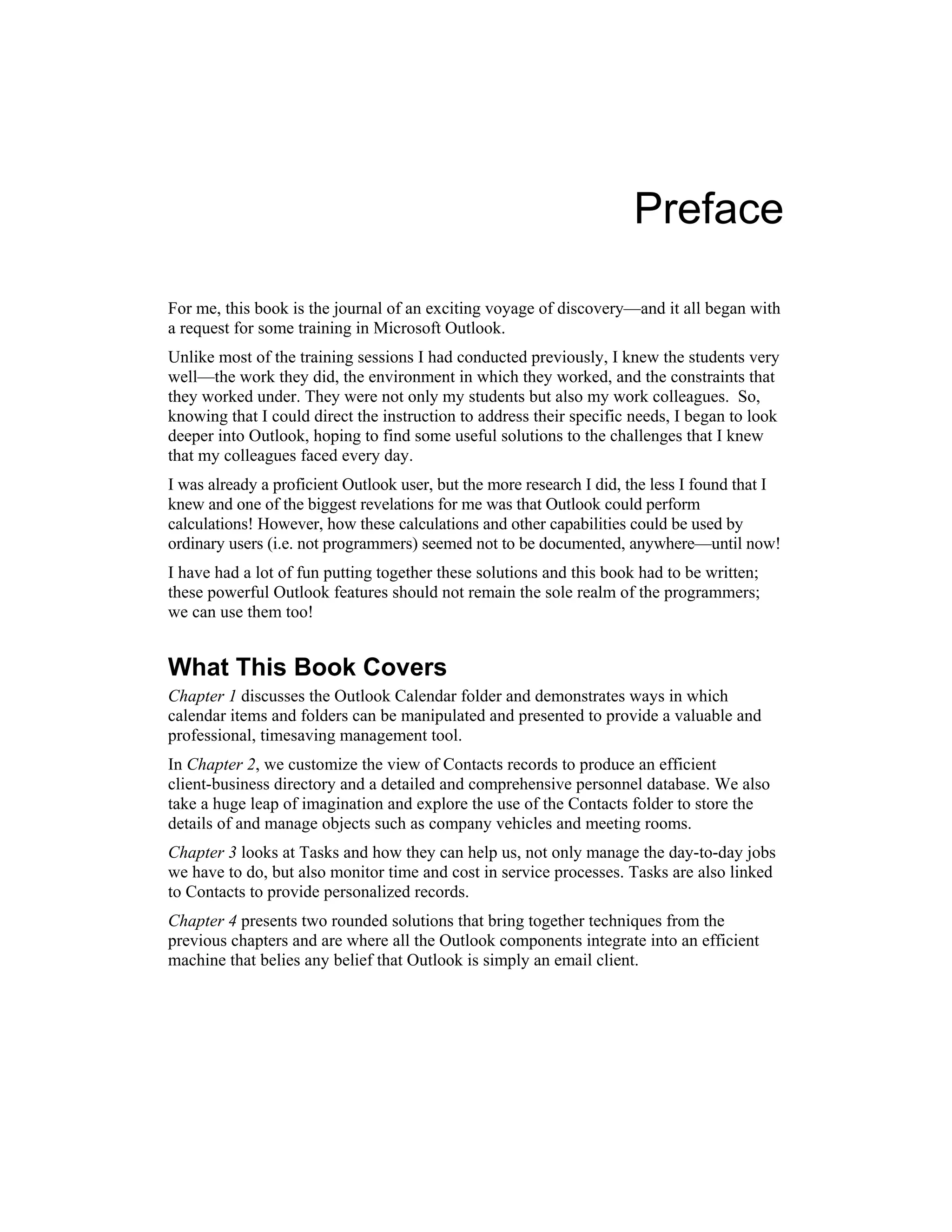 The Microsoft Outlook Ideas Book Barbara March | PDF