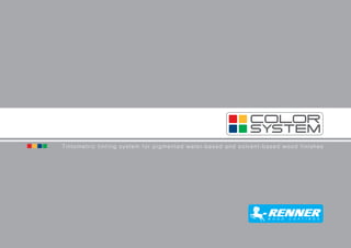 Renner Italy - Tinting -Color System_en Catalogue | PDF
