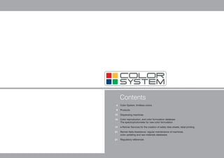 Renner Italy - Tinting -Color System_en Catalogue | PDF