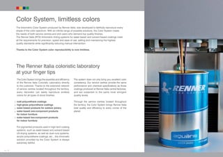 Renner Italy - Tinting -Color System_en Catalogue | PDF