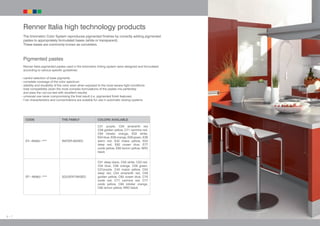 Renner Italy - Tinting -Color System_en Catalogue | PDF