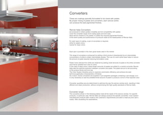 Renner Italy - Tinting -Color System_en Catalogue | PDF