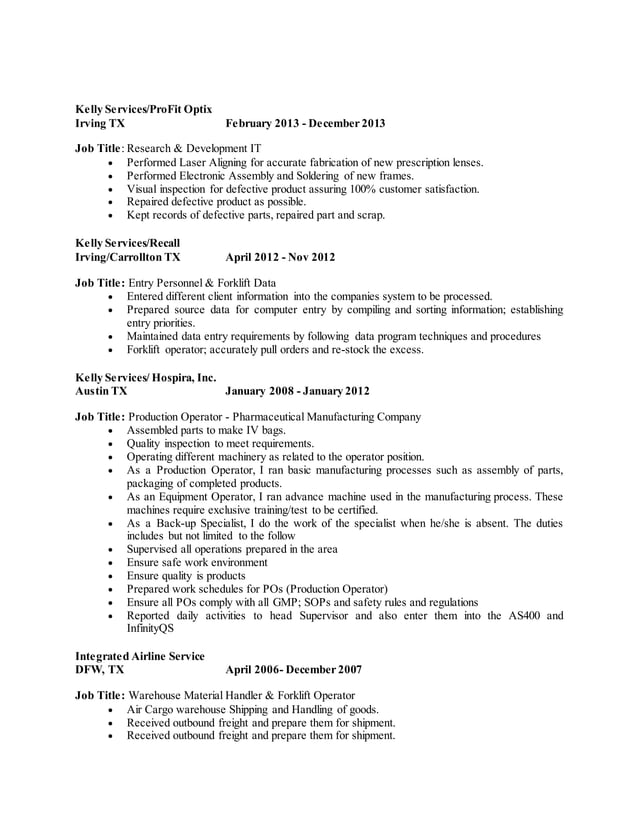 Emmanuel Resume