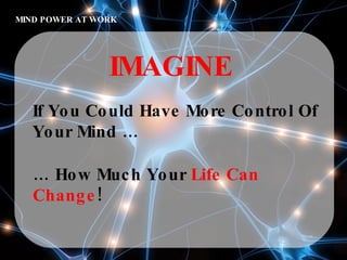 Mind Power At Work | PPT