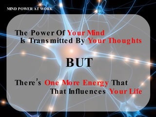 Mind Power At Work | PPT