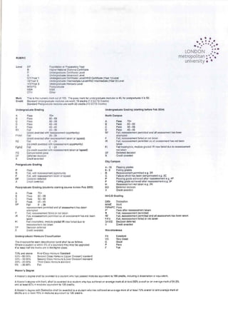 Degree - Master of Science (MSc UK) | PDF