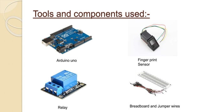 FINGERPRINT DOORLOCK USING ARDUINO UNO _ | PPTX