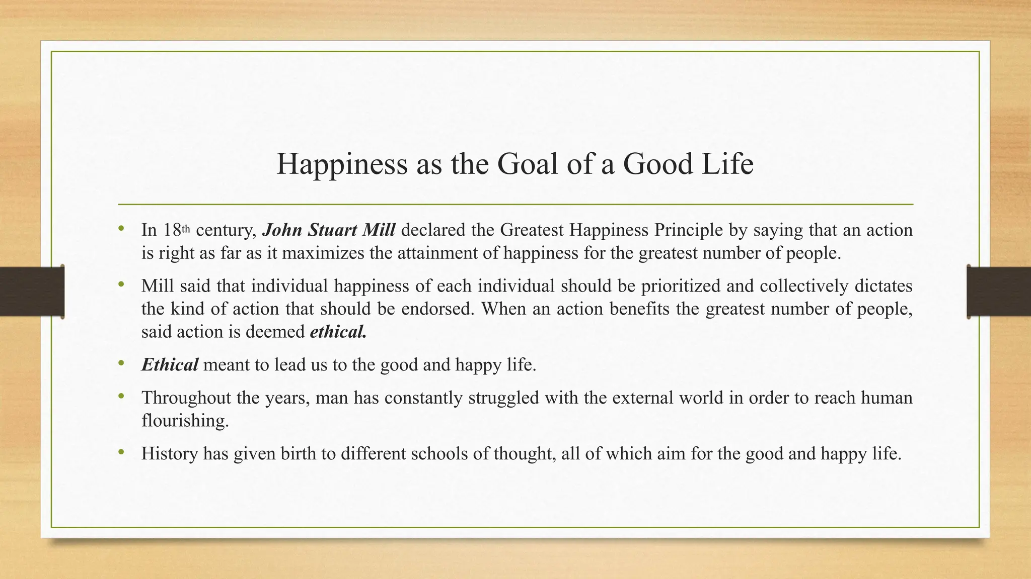 Group 5 presentation the good life102002 | PDF