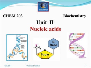 Nucleic acid, chemical composition and structure of nucleic acid.ppt