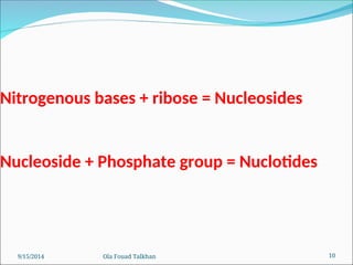 Nucleic acid, chemical composition and structure of nucleic acid.ppt