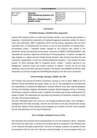 20150728_CV_Sunit Patel | PDF