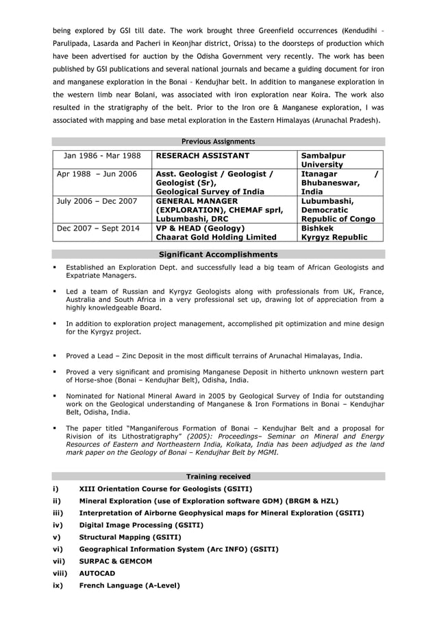 20150728_CV_Sunit Patel | PDF