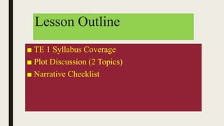 464607009-Narrative-Essay.igcse first language | PPT