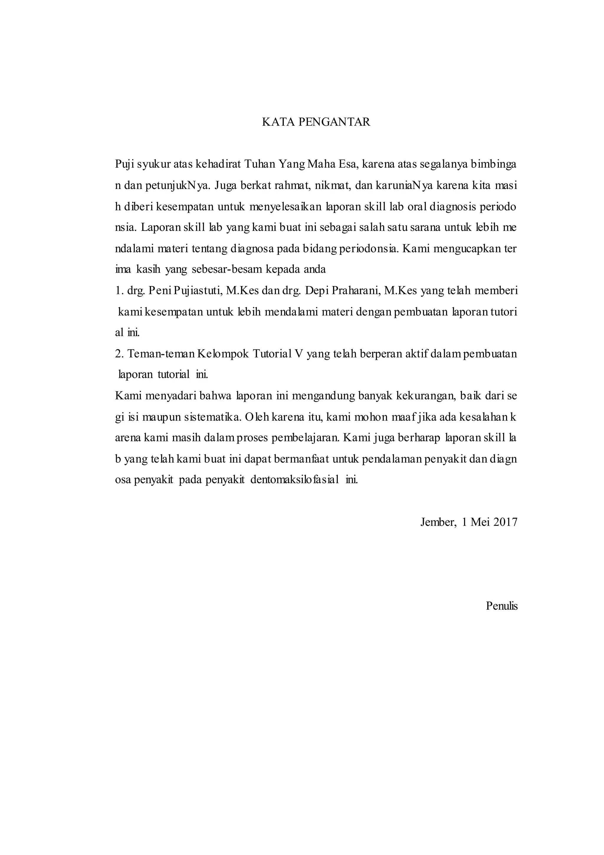 4646 laporan skill lab periodonsia | PDF