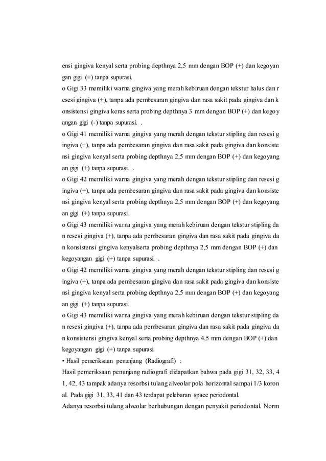 4646 laporan skill lab periodonsia | PDF