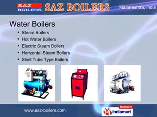 Steam Boilers By Saz Boilers, Pune | PPS