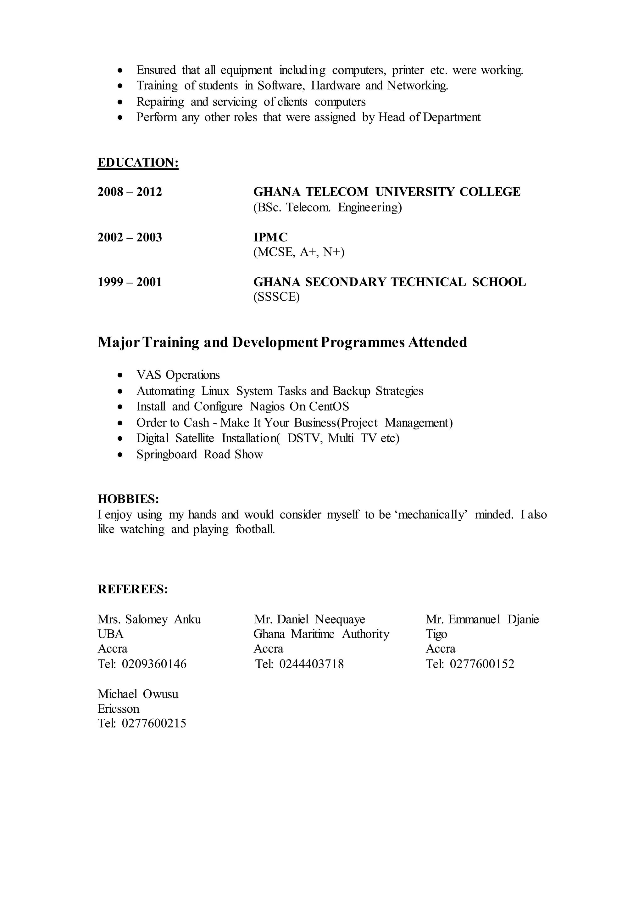 Curriculum Vitae_Theo | PDF