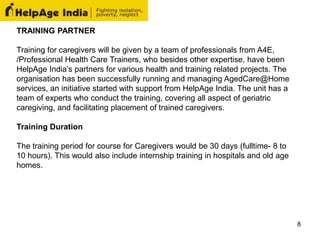 Care Givers Proposal | PPTX