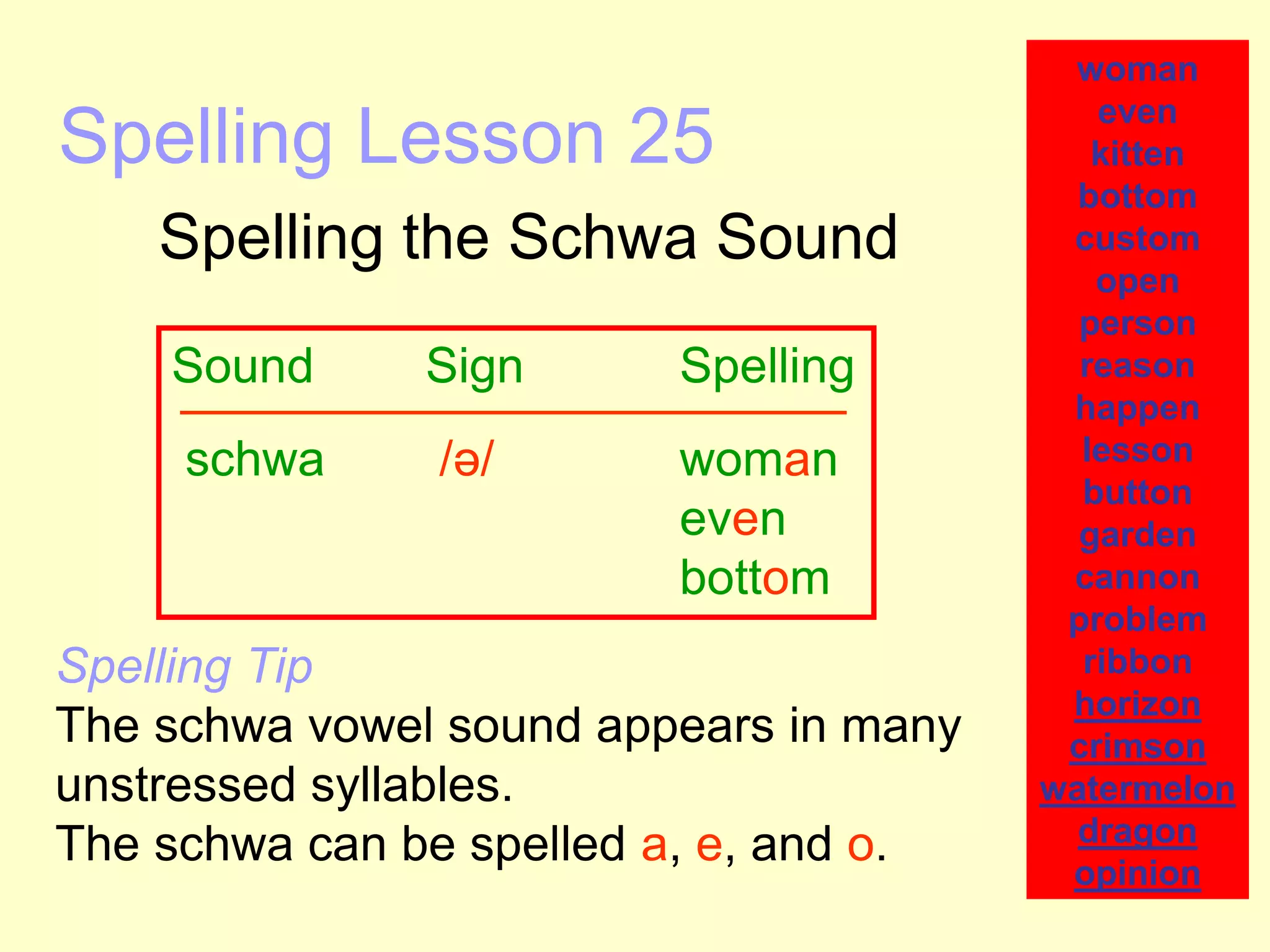 schwa | PPT | Gardening | Home & Garden